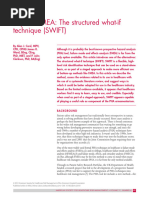 Risk Identification Methods: SWIFT Analysis | PDF | Risk | Risk Assessment