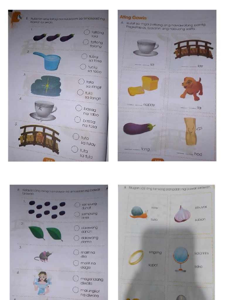 Filipino Kinder 2nd PT | PDF