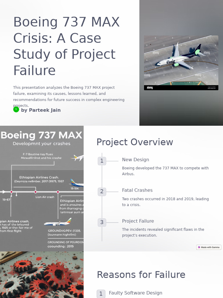 Boeing 737 MAX Crisis A Case Study of Project Failure | PDF | Business ...