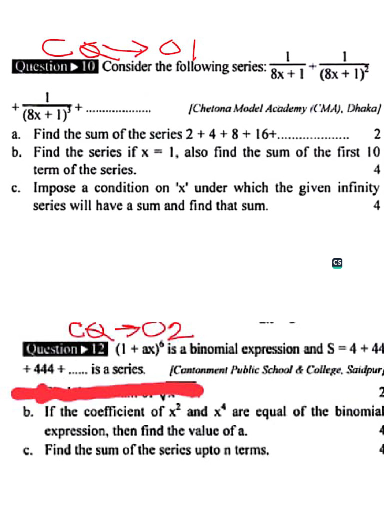 Algebric Expression CQ Ev | PDF