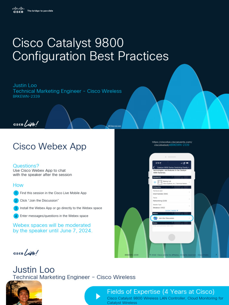 Catalyst 9800 Configuration Best Practices - BRKEWN-2339 | PDF | Ip ...