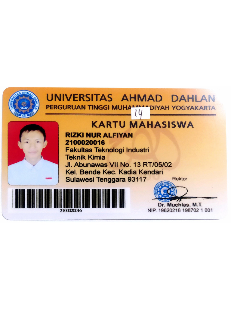 Rizki Nur Alfiyan 2100020016 KTM | PDF