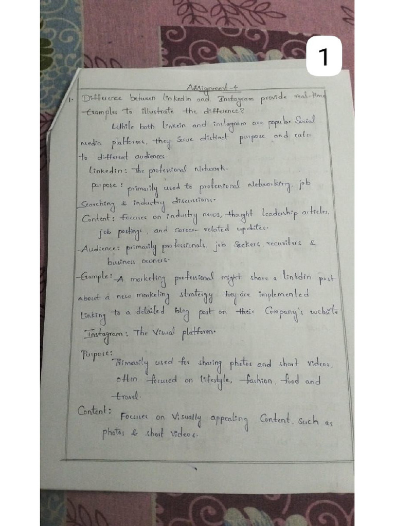 Social Media Marketing Assignment 4 | PDF