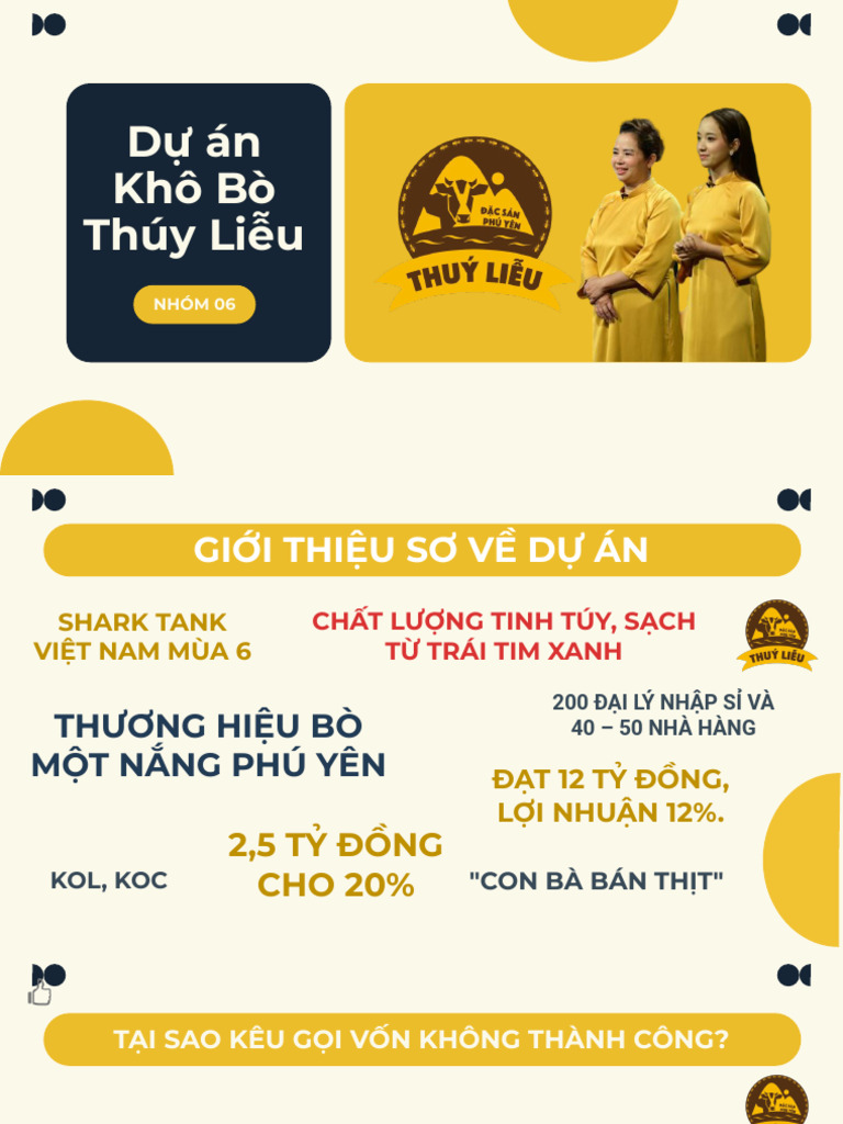 Shark Stank - Khô Bò Thúy Liễu | PDF