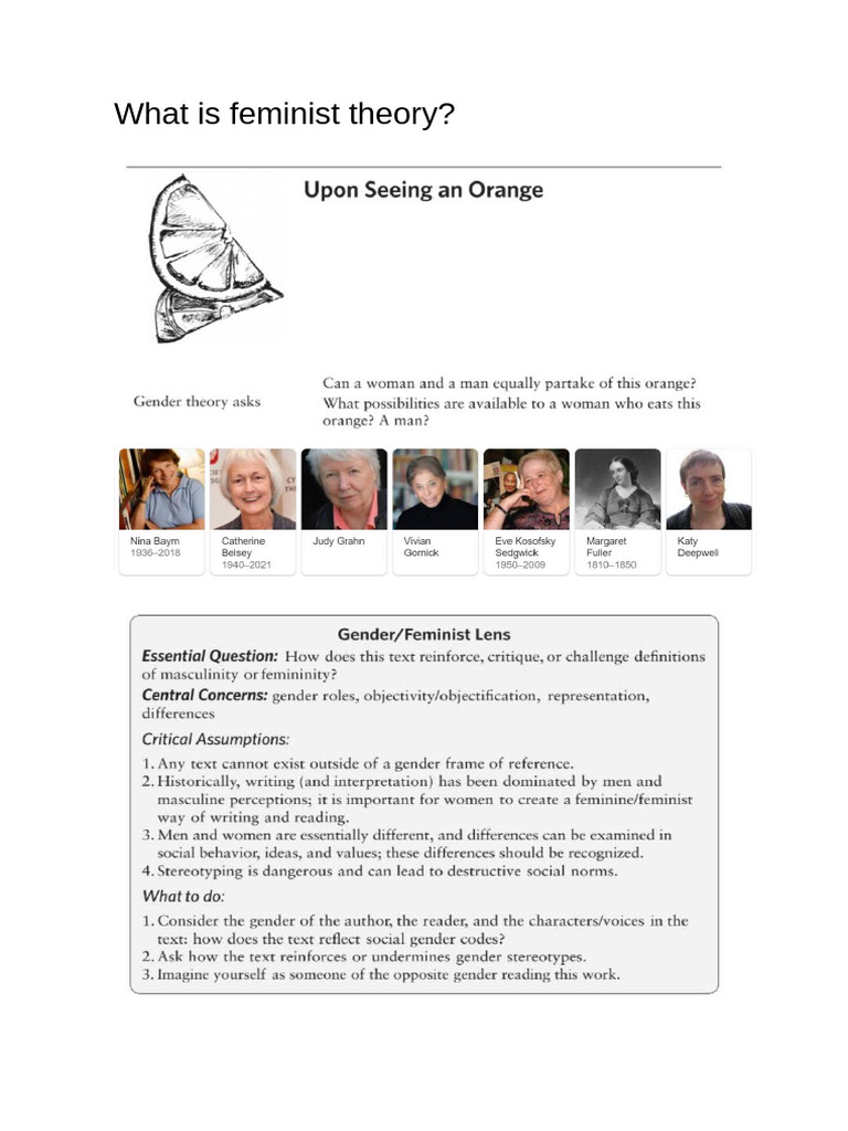 Beginning Theory - Feminist | PDF