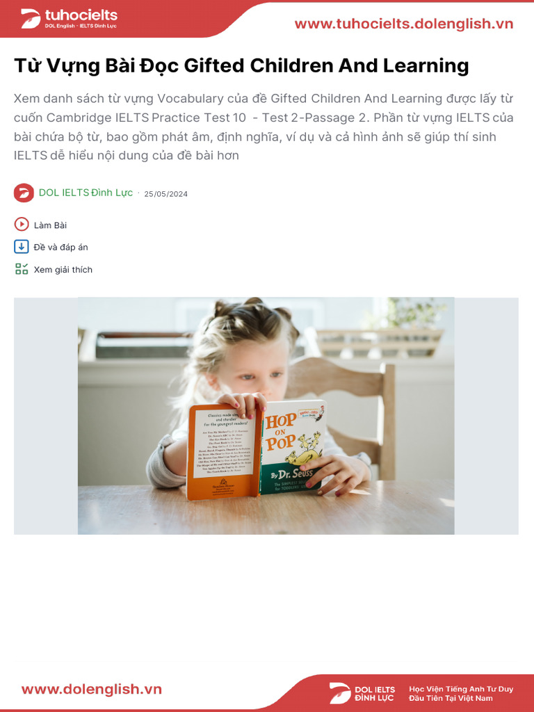 Gifted Children and Learning | PDF