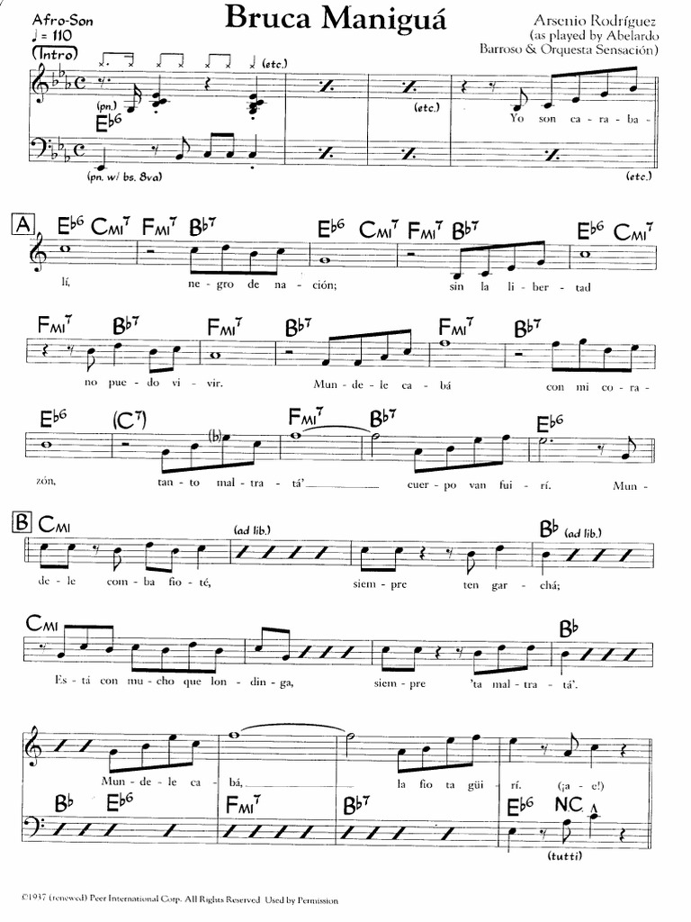 Bruca Manigu - Latin | PDF