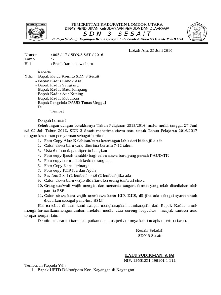 Surat PSB.1 | PDF | Kesehatan Holistik