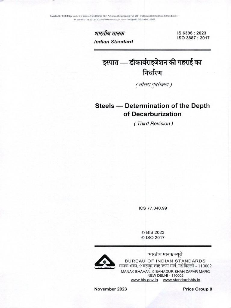 Is 6396-2023 | PDF
