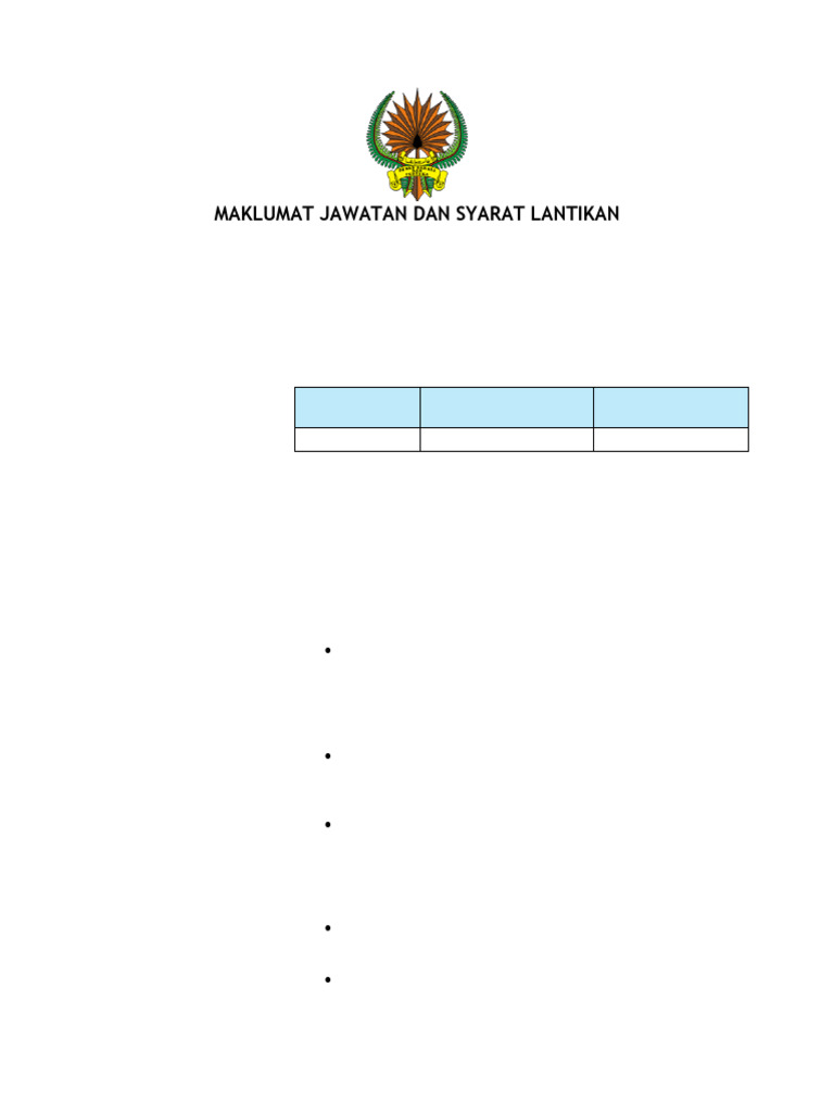 Jawatan Dewan Bahasa Dan Pustaka DBP S41 Perancang Bahasa | PDF