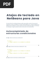 Comandos y Atajos en NetBeans | PDF