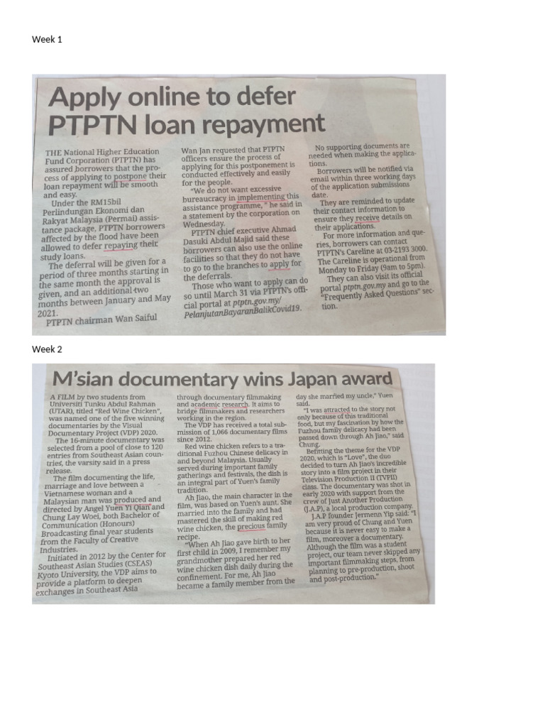 Newspaper Cutting | PDF | Travel
