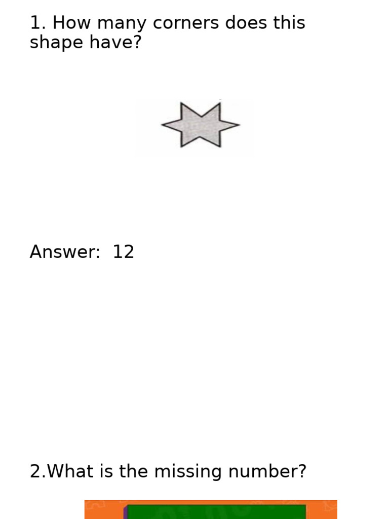 Visual Questions For Class 4 | PDF