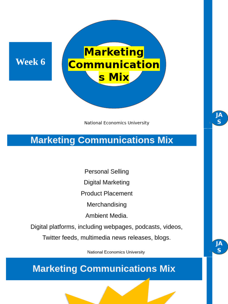6 - MKTG Communications Mix | PDF | Marketing Communications | Marketing