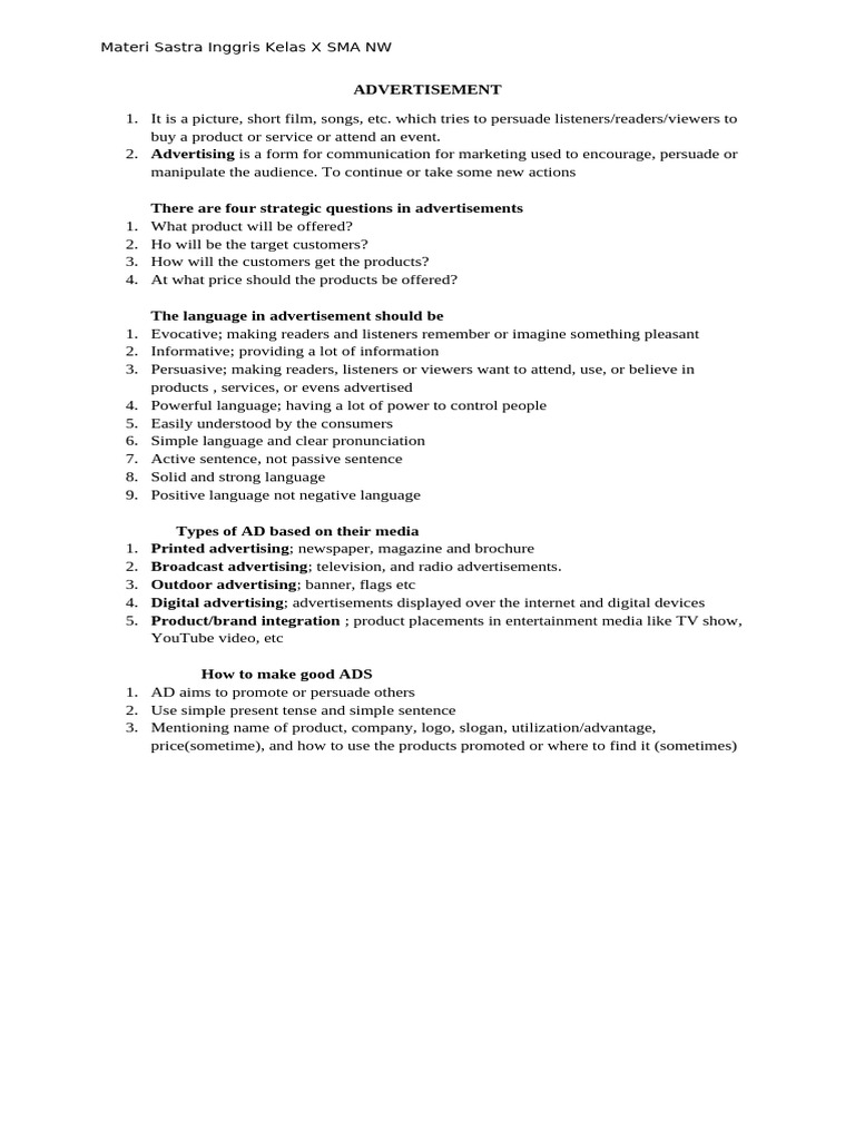 ADVERTISEMENT | PDF | Business | Social Science