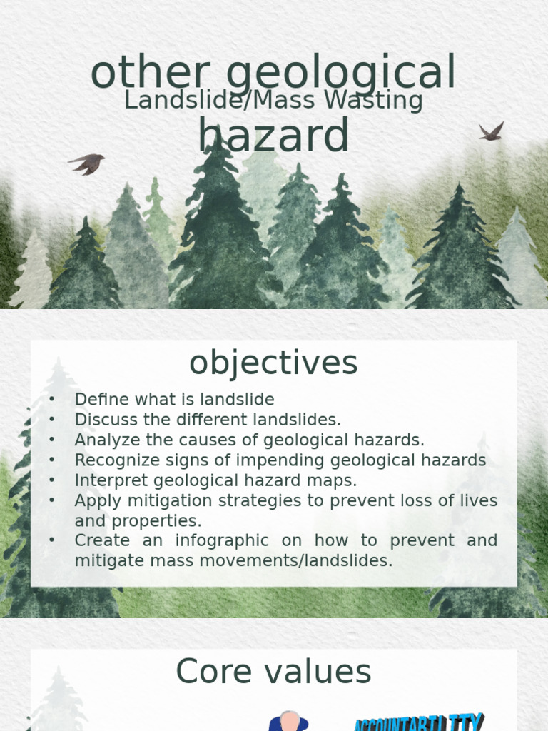 Lesson 6 - Landslide | PDF | Landslide | Sinkhole