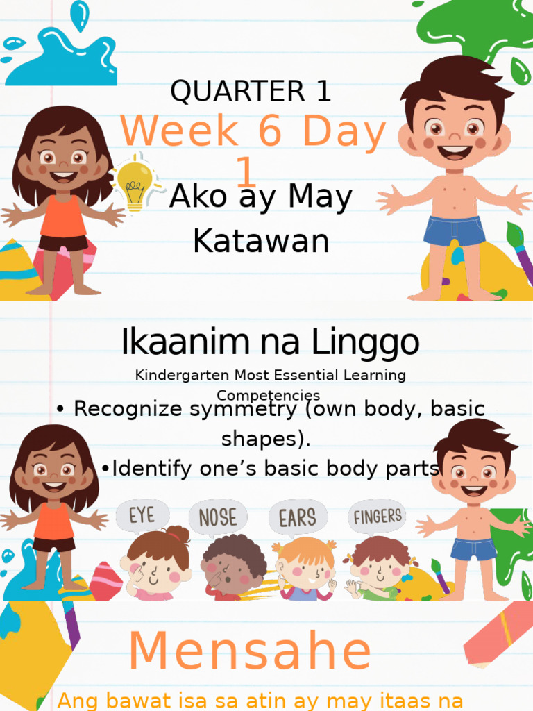 Quarter 1: Week 6 Day 1 | PDF