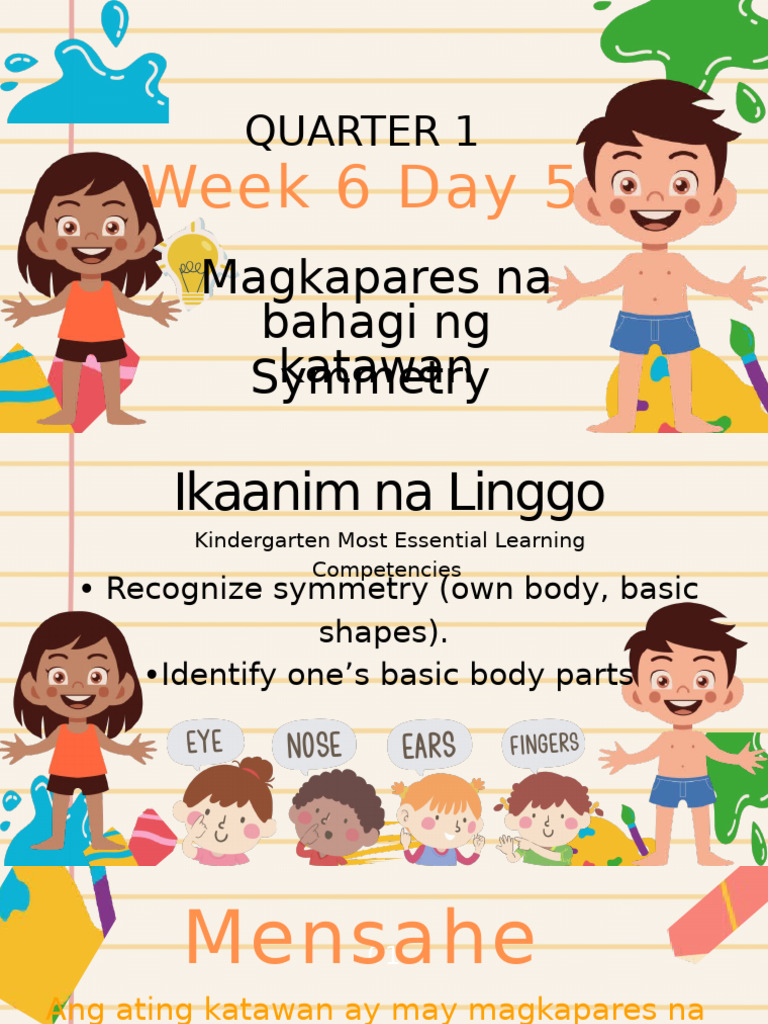 Quarter 1: Week 6 Day 5 | PDF