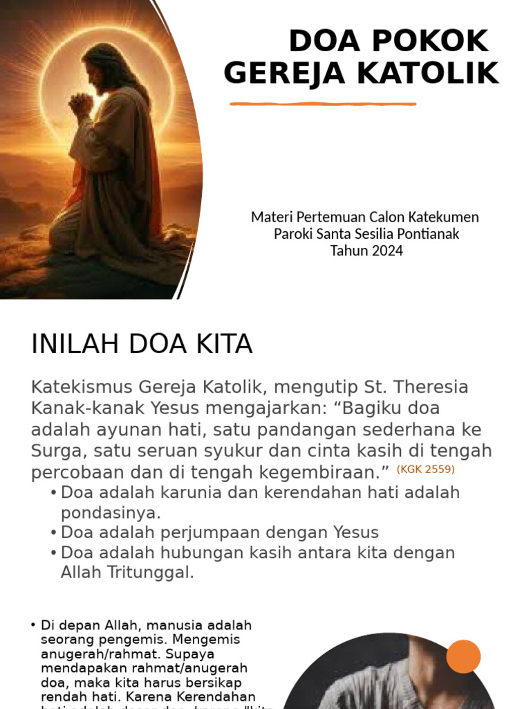 Doa Pokok Gereja Katolik | PDF
