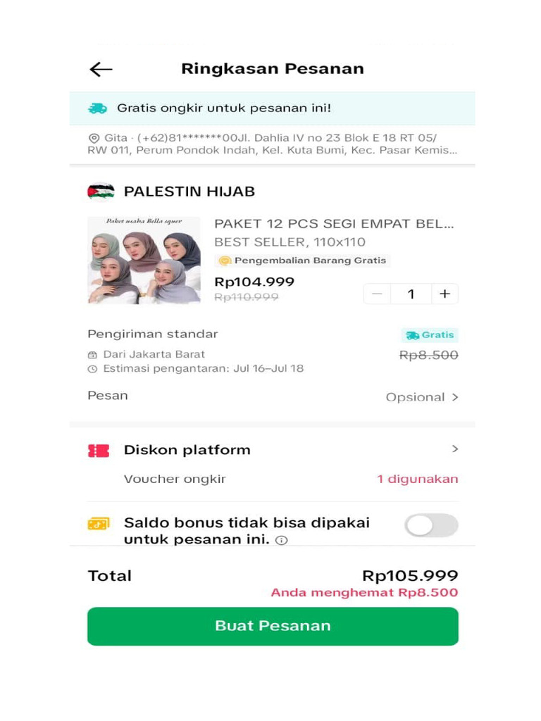 Pesan Opsional | PDF