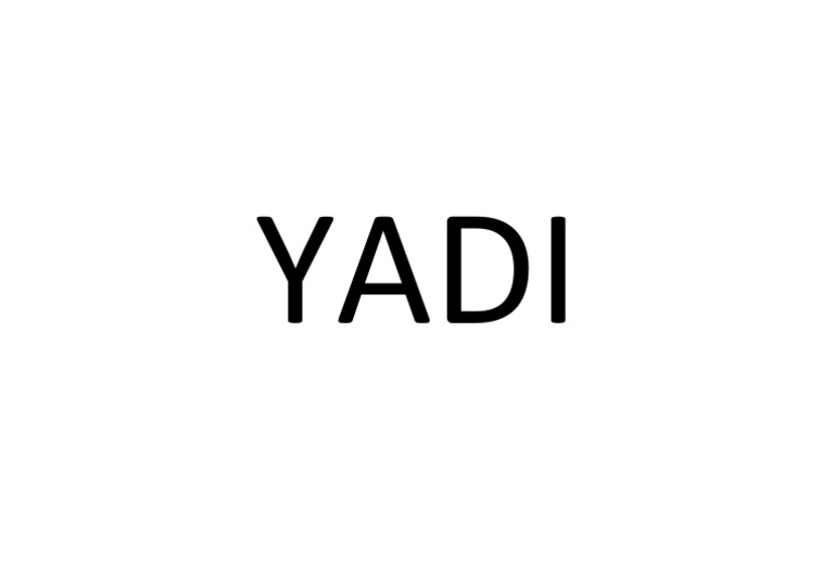 YADI | PDF