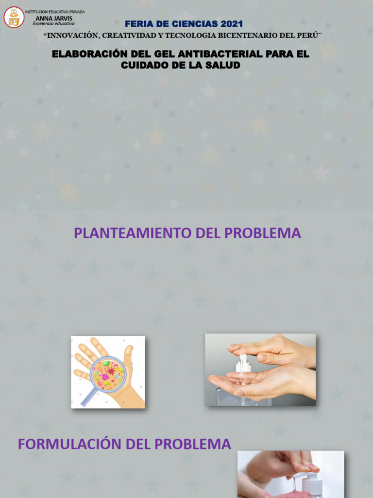 Elaboracion de Gel Antibacterial | PDF | Patógeno | Lavado de manos