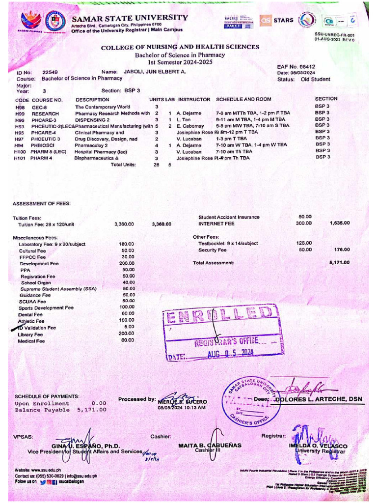 Enrolment Form 2024-25 | PDF