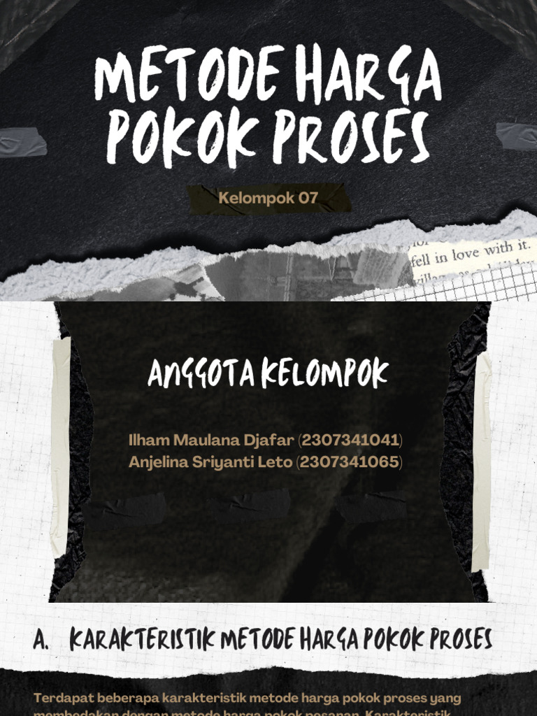 Metode Harga Pokok Proses 20241111 094840 0000 | PDF