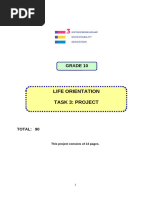 2021 Life Orientation Grade 7 Term 3 Task (Project) | PDF | Chess ...