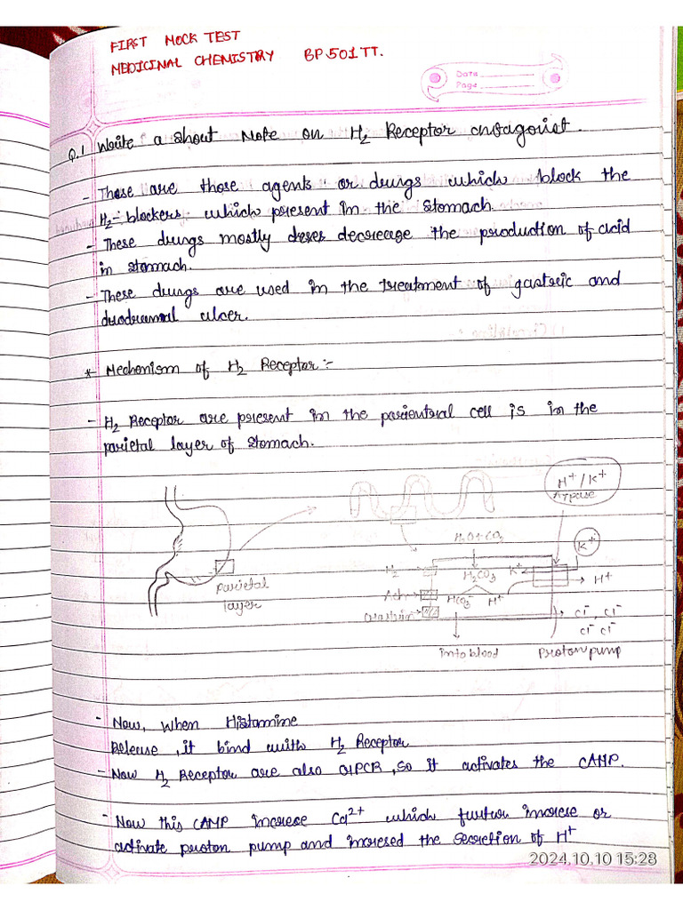 Medicinal Chemistry Imp For Mid-Sem - 111205 | PDF