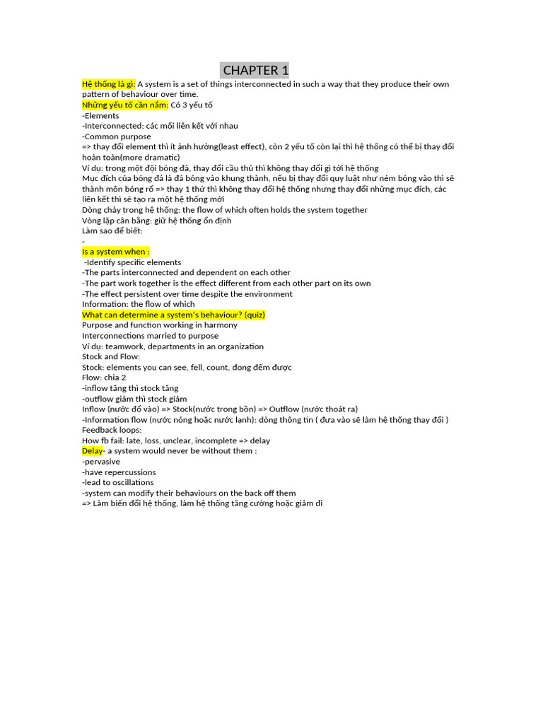 CHAPTER 1-system-thiết kế quy trình kdoanh | PDF | System | Business Model