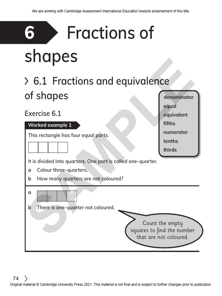 U6 Fraction | PDF | Mathematical Notation | Mathematical Objects