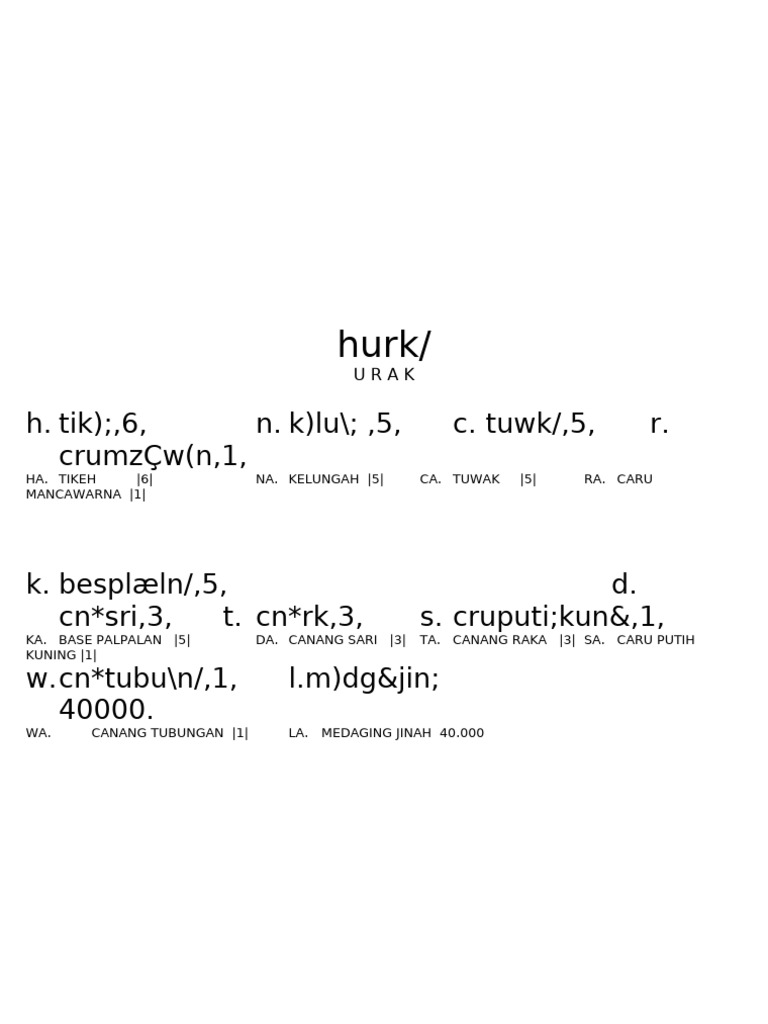 Urak | PDF