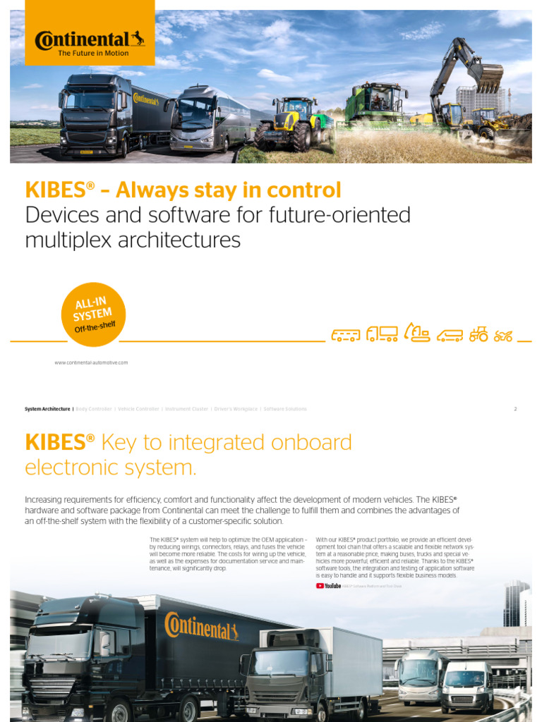 Continental OTS Brochure Landscape EN 2022 | PDF | Computer Cluster | Electrical Engineering