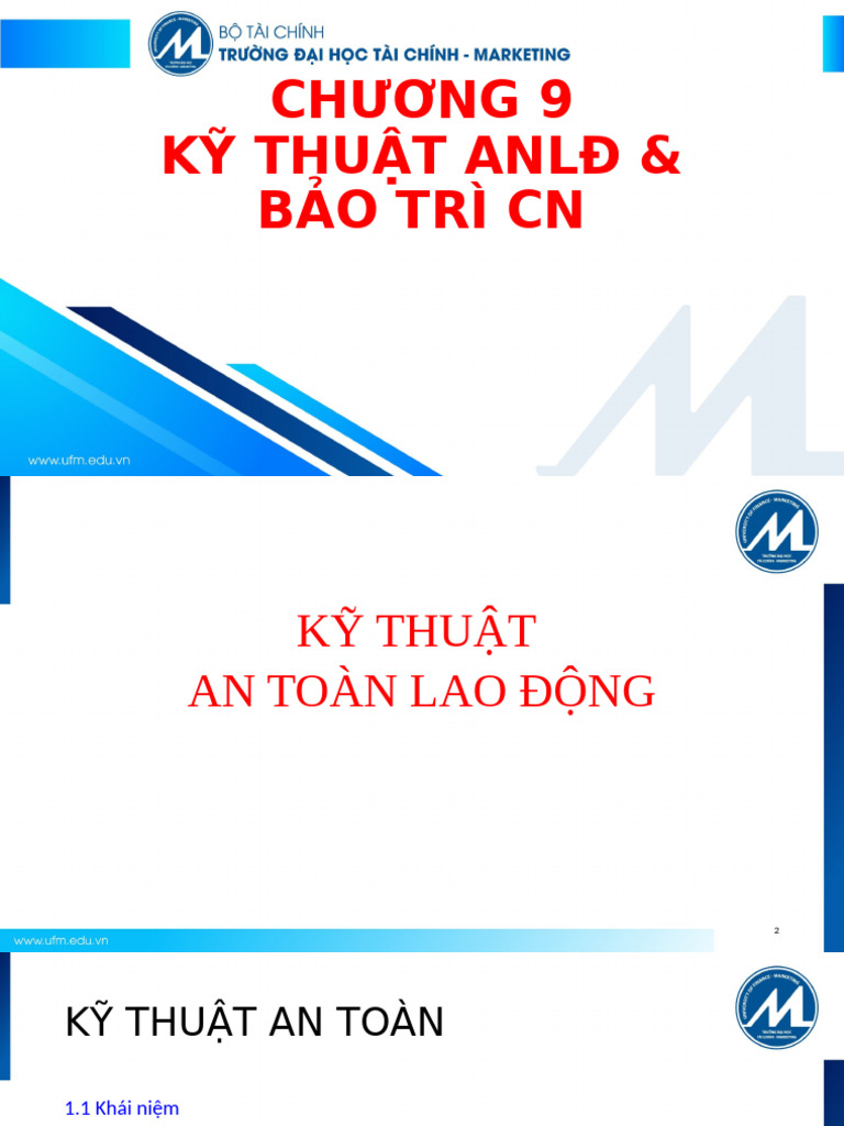 CHUONG 9 KY THUAT ATLĐ - BAO TRI CONG NGHIEP (SV nghiên cứu - thuyết ...