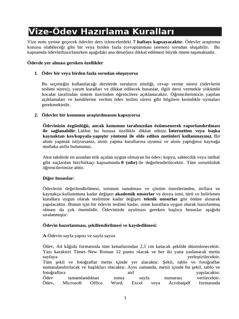 Odev Hazirlama 637236760407834013 | PDF