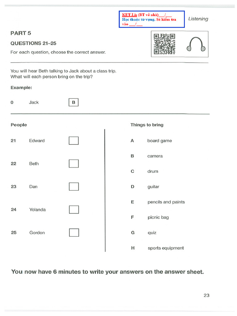 KET 1 2020.stamps For Print.2022-21-37 | PDF