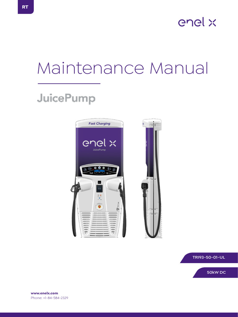 JuicePump 50kW Charger Maintenance Guide | PDF | Radiator | Battery Charger