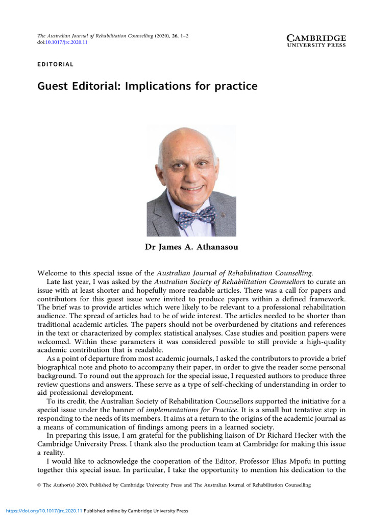 Guest Editorial Implications For Practice | PDF | Science & Mathematics