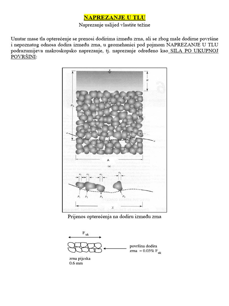 5 Naprezanja U Tlu 08 | PDF