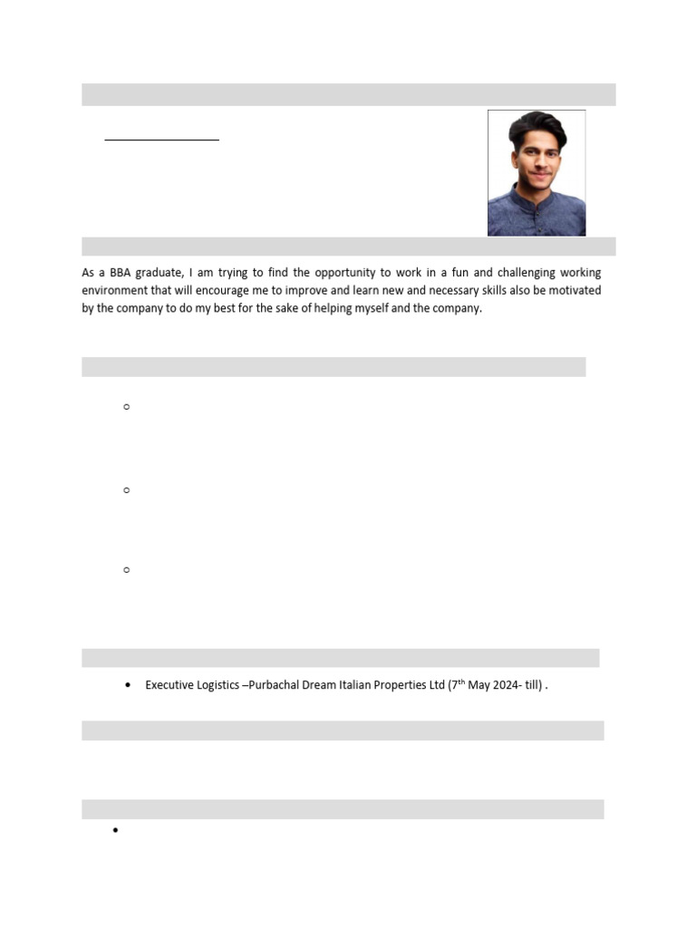 CV of Raihan Ali | PDF