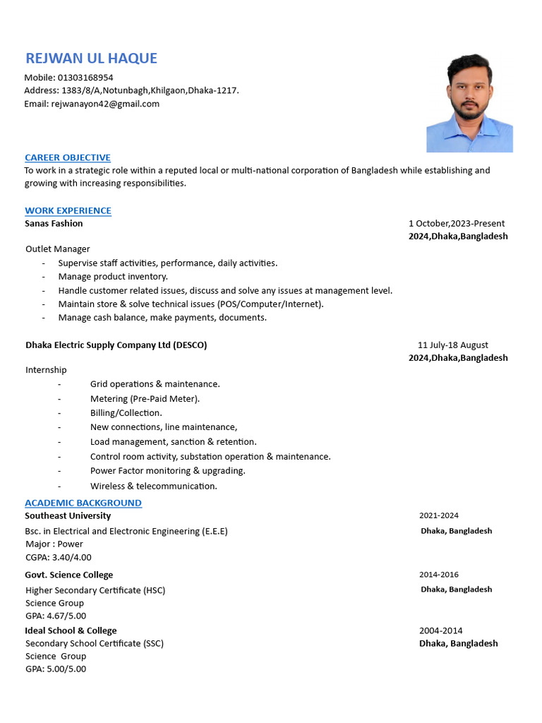 Rejwan Ul Haque | PDF | Computing