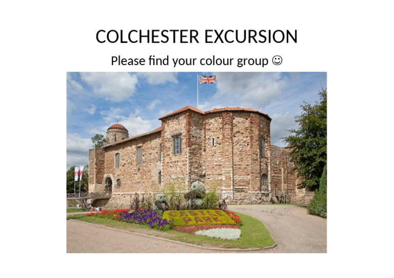 Colchester Excursion Poster | PDF