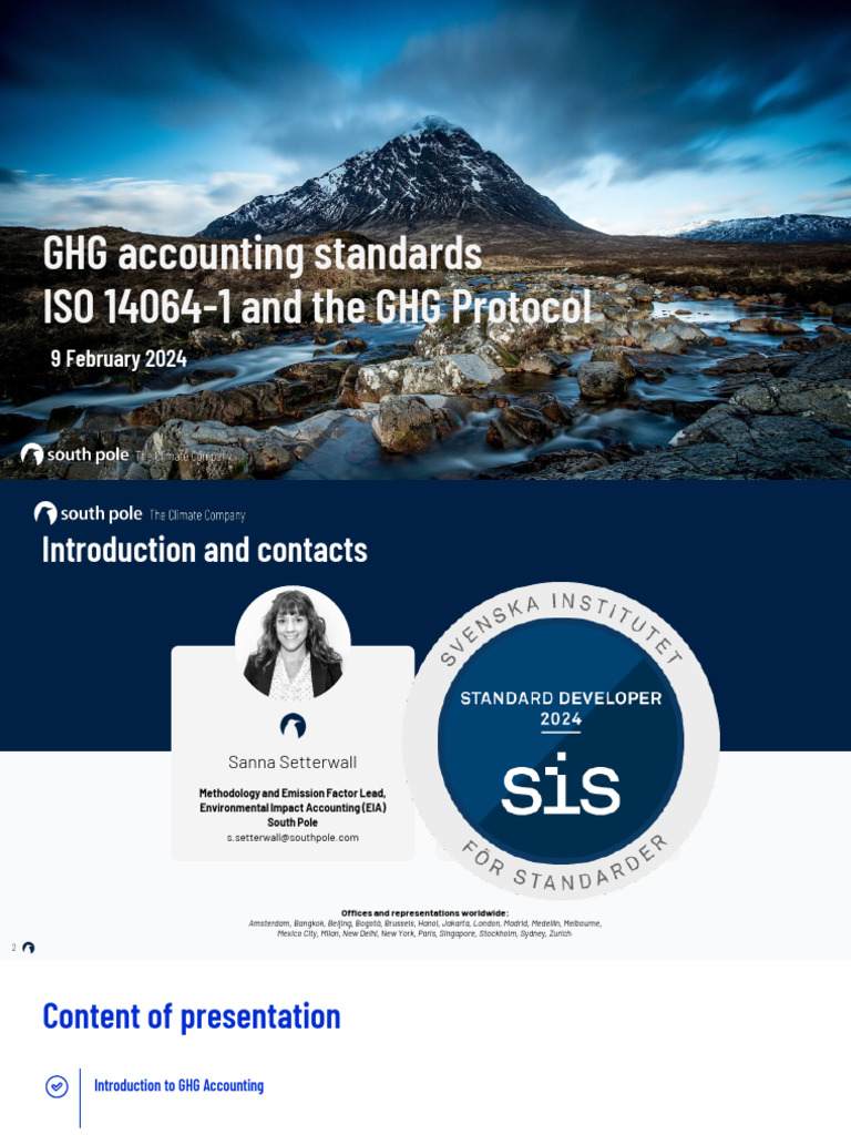 ISO 14064-1 and GHG Protocol | PDF | Environmental Issues With Fossil ...