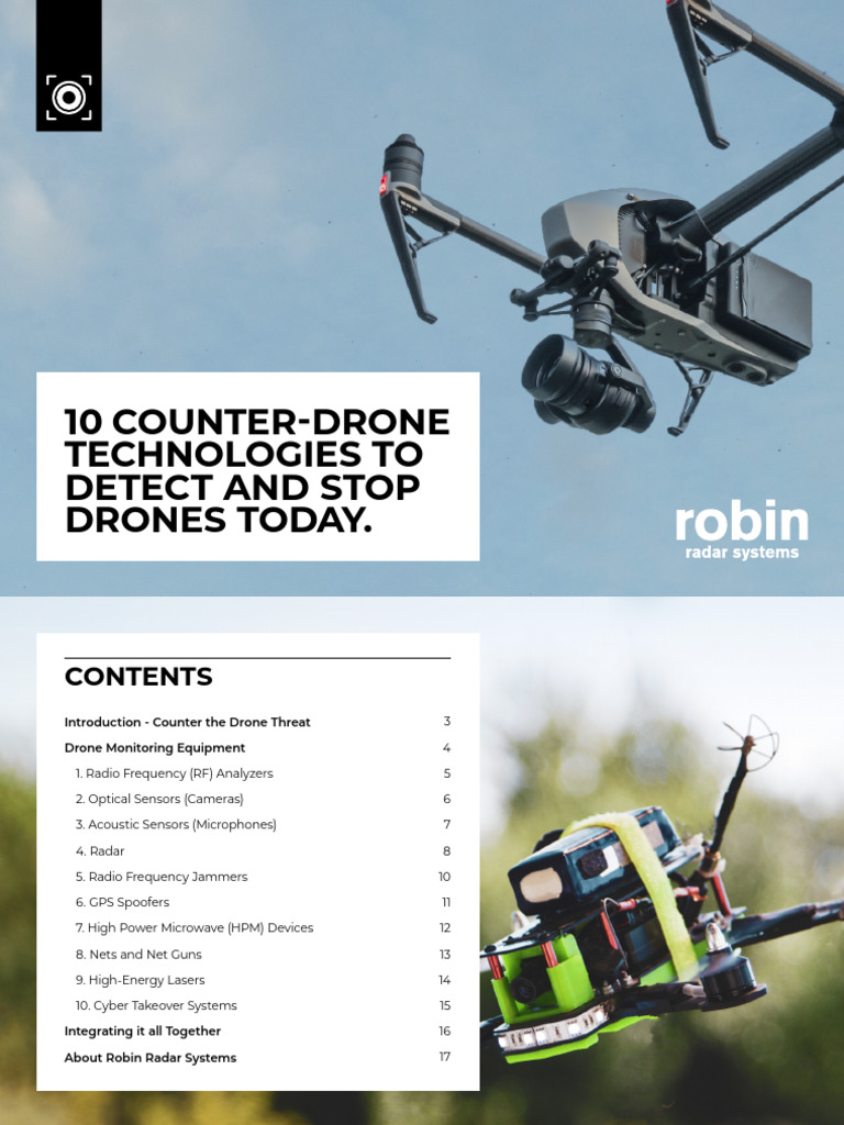 Top 10 Counter-Drone Technologies | PDF | Radar | Radio