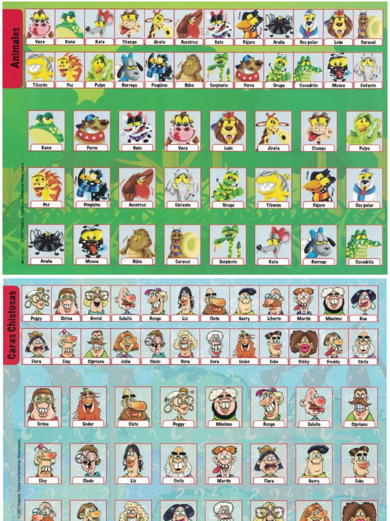 WHO IS WHO - Plantillas | PDF