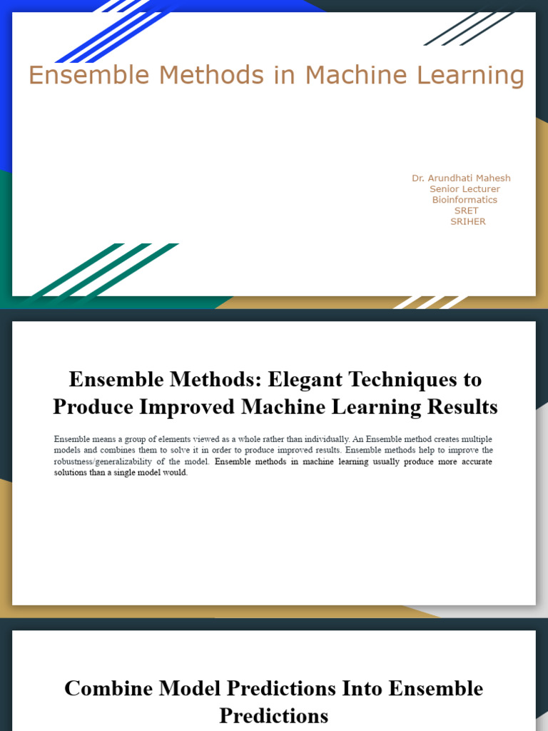 Ensemble Methods in Machine Learning | PDF | Computational Neuroscience ...