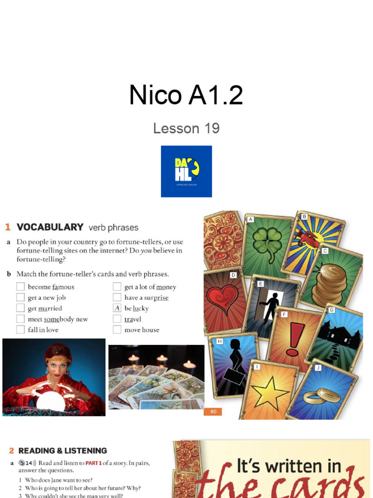 Lesson 19 - Nico A1.2 | PDF