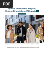 Four Temperaments: Traits & Insights | PDF | Temperament ...