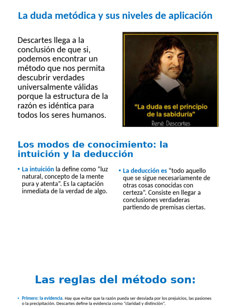 La Duda Metódica | PDF | Razón | René Descartes